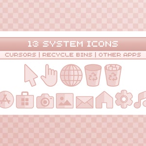 Beige Desktop Icons Set, 100+ Aesthetic Icon Bundle, Custom Windows Mac ...