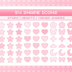 Pink Desktop Icons Set, 100+ Aesthetic Icon Bundle, Custom Windows Mac ...