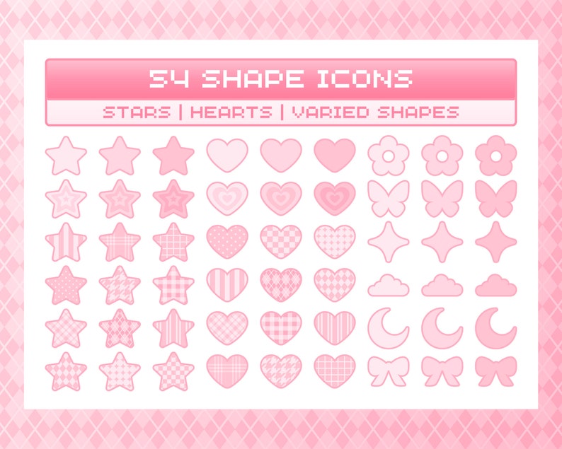 Pink Desktop Icons Set, 100+ Aesthetic Icon Bundle, Custom Windows Mac ...