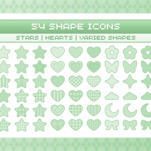 Green Desktop Icons Set, 100+ Aesthetic Icon Bundle, Custom Windows Mac ...