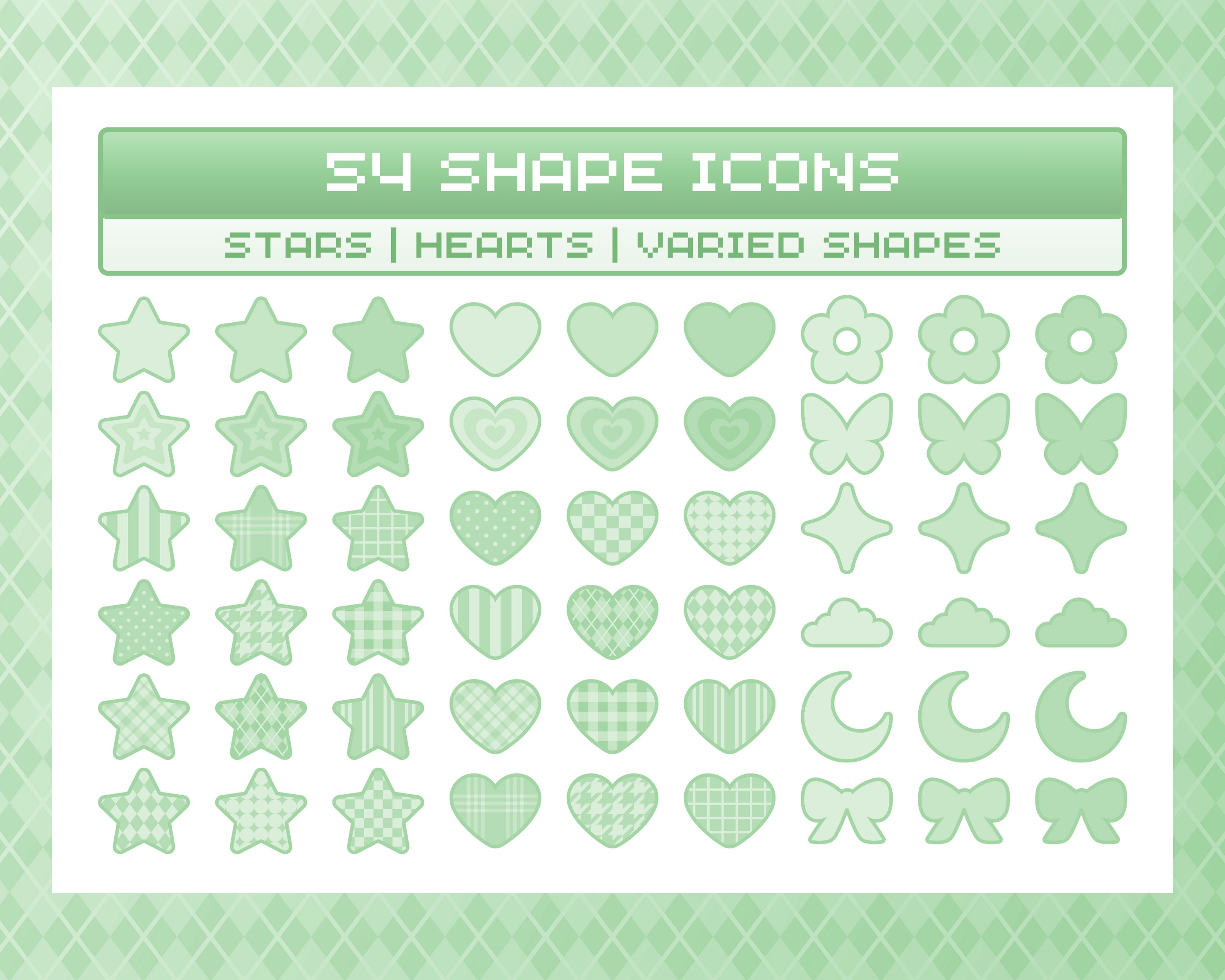 Green Desktop Icons Set, 100+ Aesthetic Icon Bundle, Custom Windows Mac ...