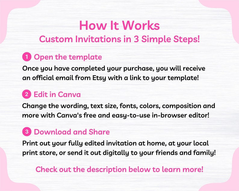 Panda Birthday Invitation Template, Editable Digital Printable Party ...