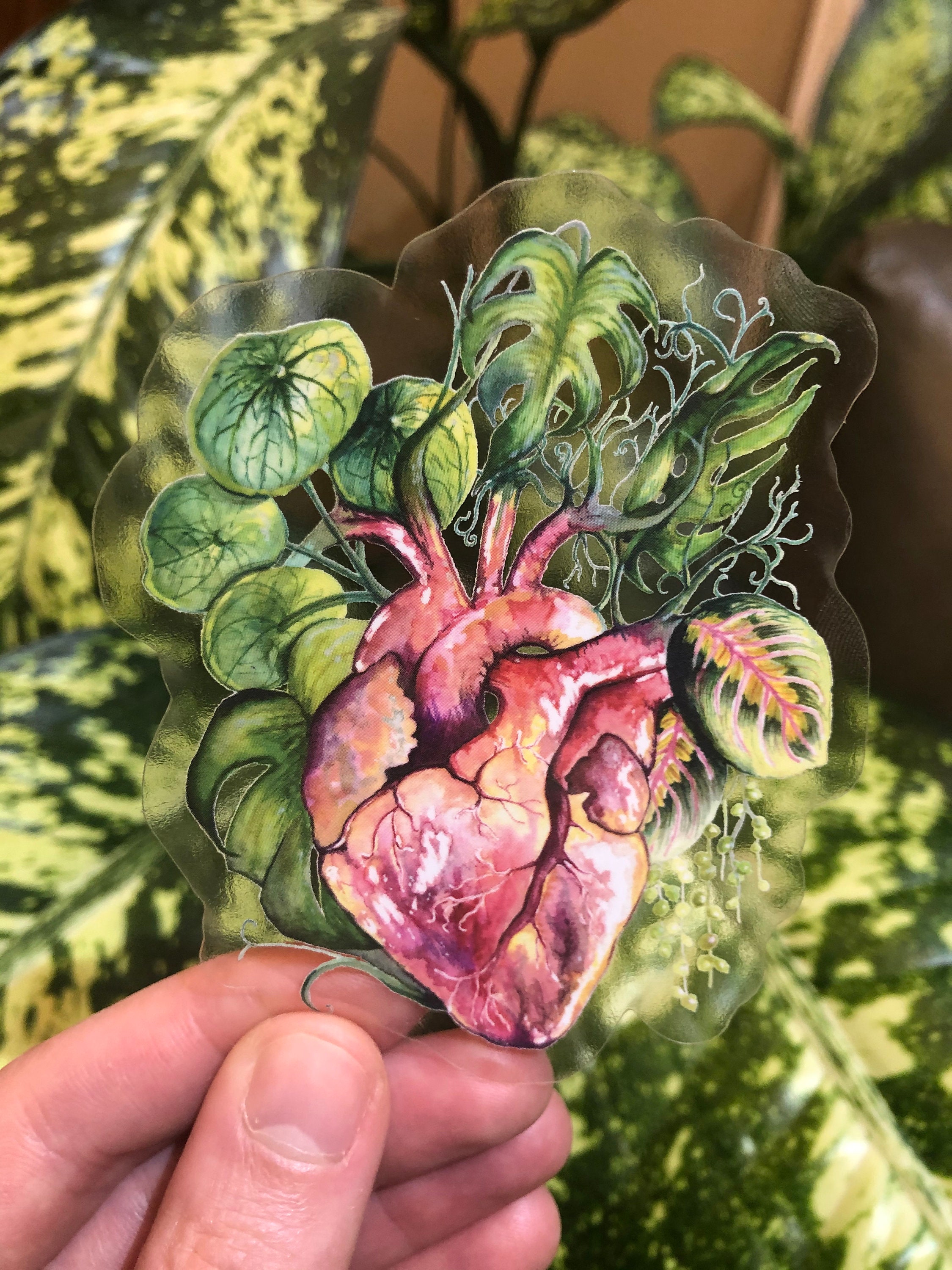 Clear Vinyl Stickers - Etsy