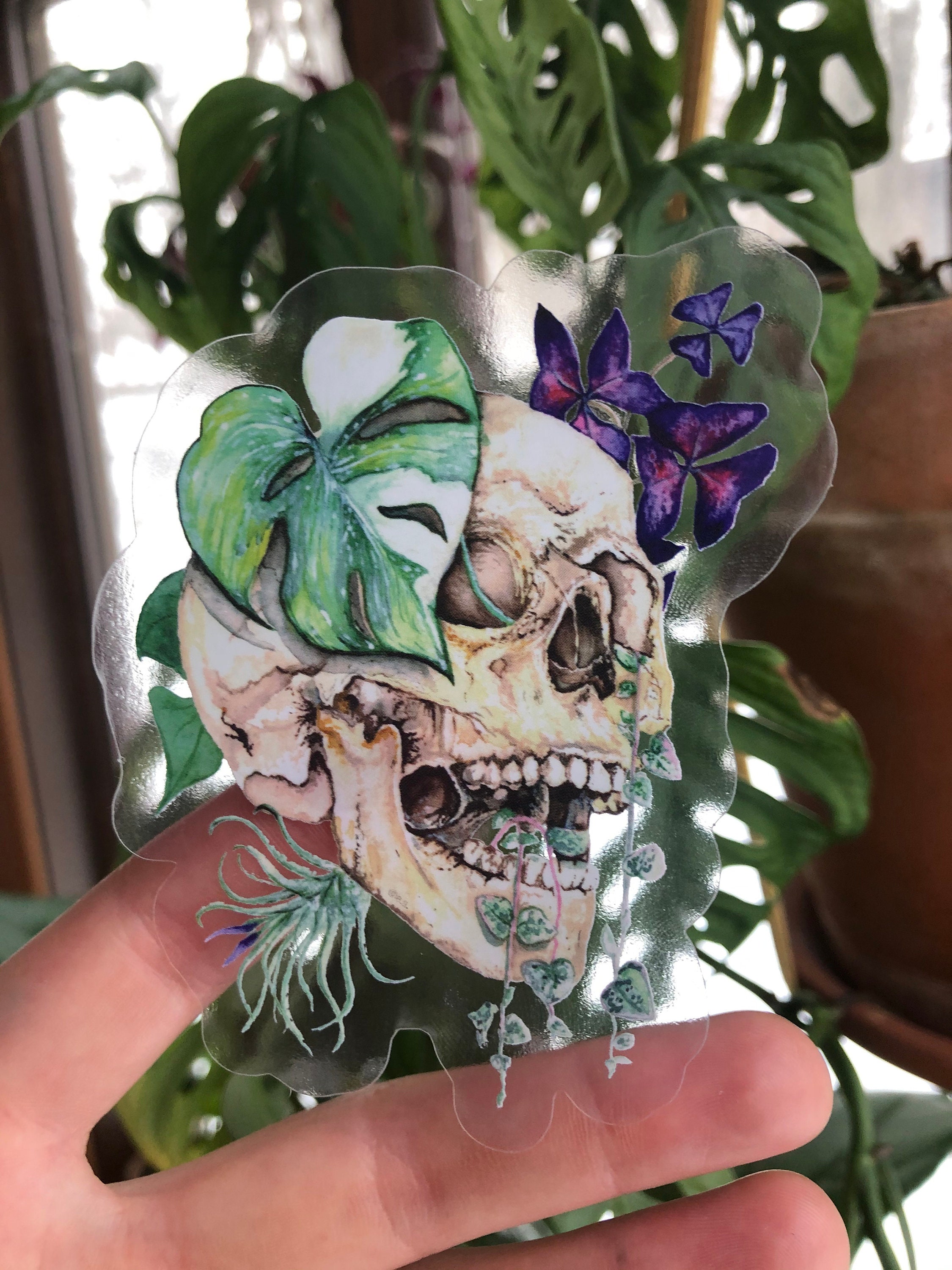 Clear Vinyl Stickers - Etsy