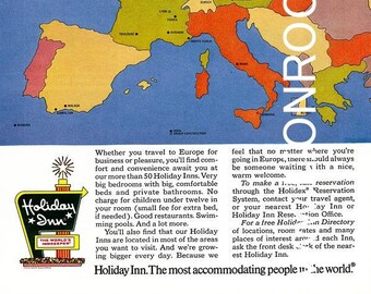 1980's Holiday Inn Advertisement - Etsy