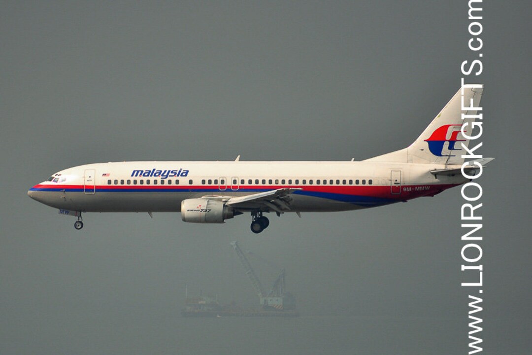Malaysia Airlines (MAS) | B737-400 | 9M-MMW | Print - Etsy