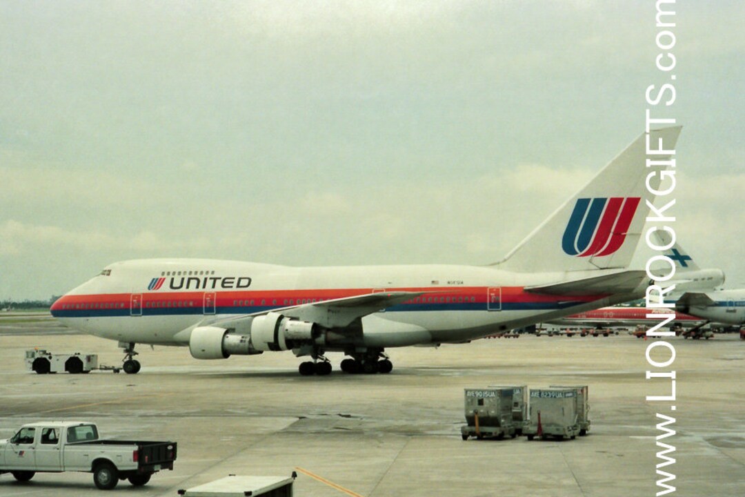 United Airlines B747SP N141UA Photo - Etsy