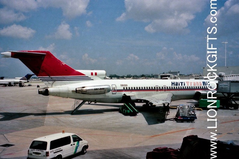 Haiti Trans Air 727-200 OB-1301 Photo - Etsy