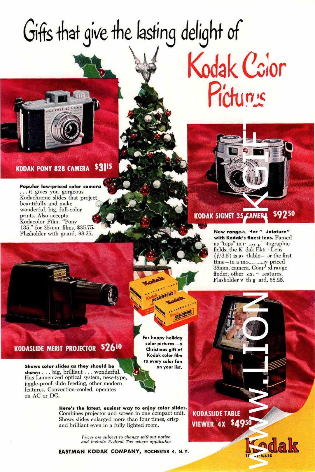 Kodak | 1952 | Advertisement - Etsy