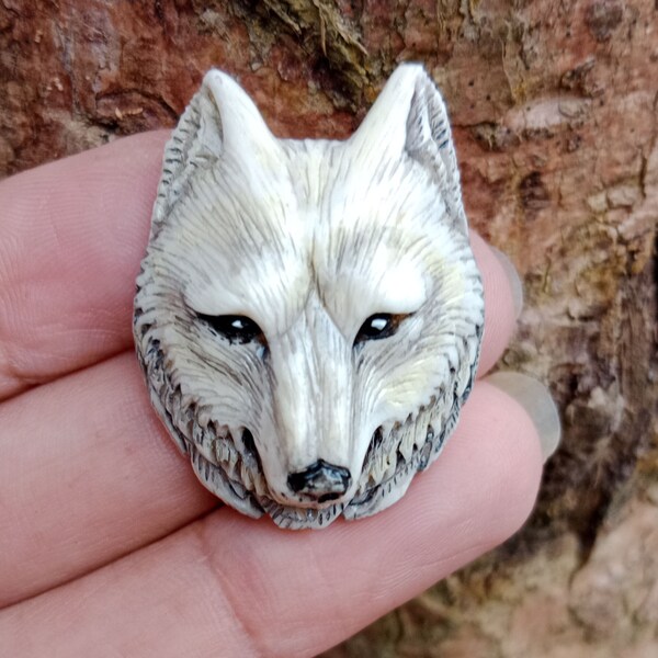 Carved Wolf - Etsy