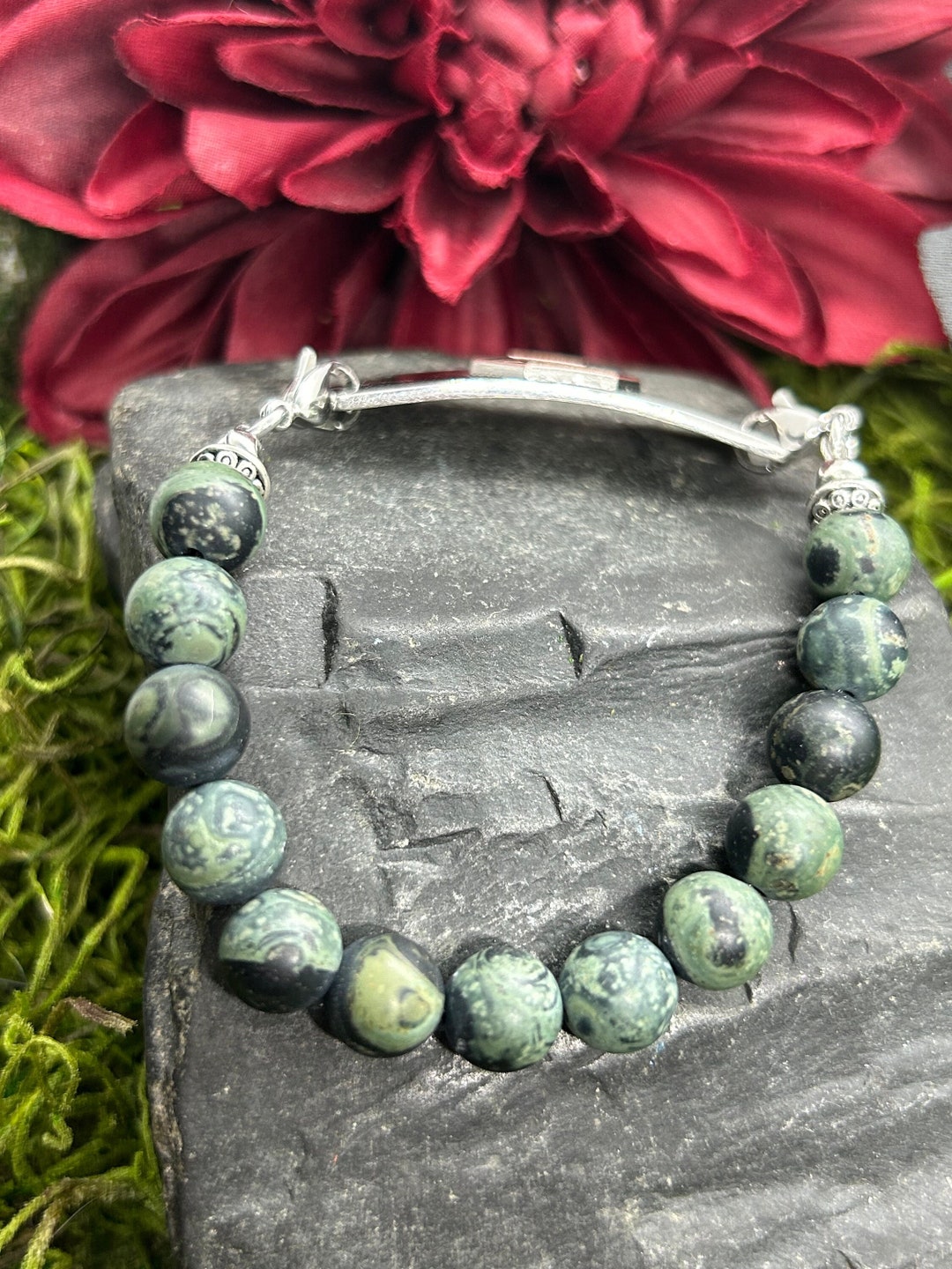 Medical ID Bracelet Medical Alert for Women Beaded Medical - Etsy