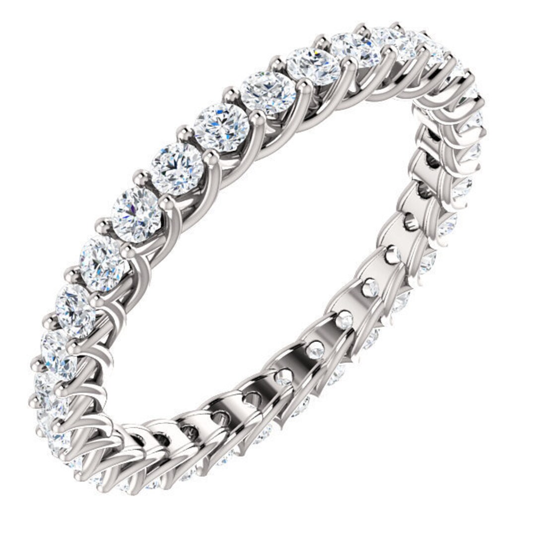 Lab Grown Eternity Diamond Ring 2cttw - Etsy.de