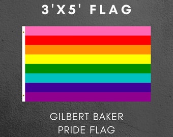 Gilbert Baker Flag - Etsy