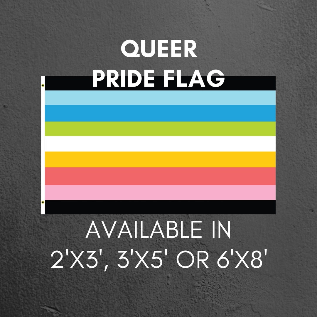 Queer Pride Flag; LGBTQ; 3 X 5 - Etsy