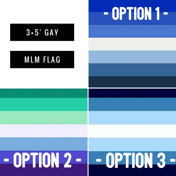 MLM Gay Queer Flag Blues | Etsy