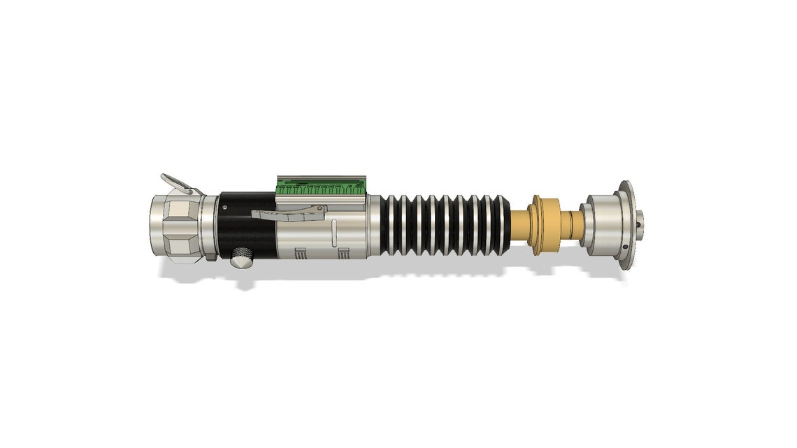 Luke Skywalker V2 Lightsaber Hilt 3D Printable Files - Etsy