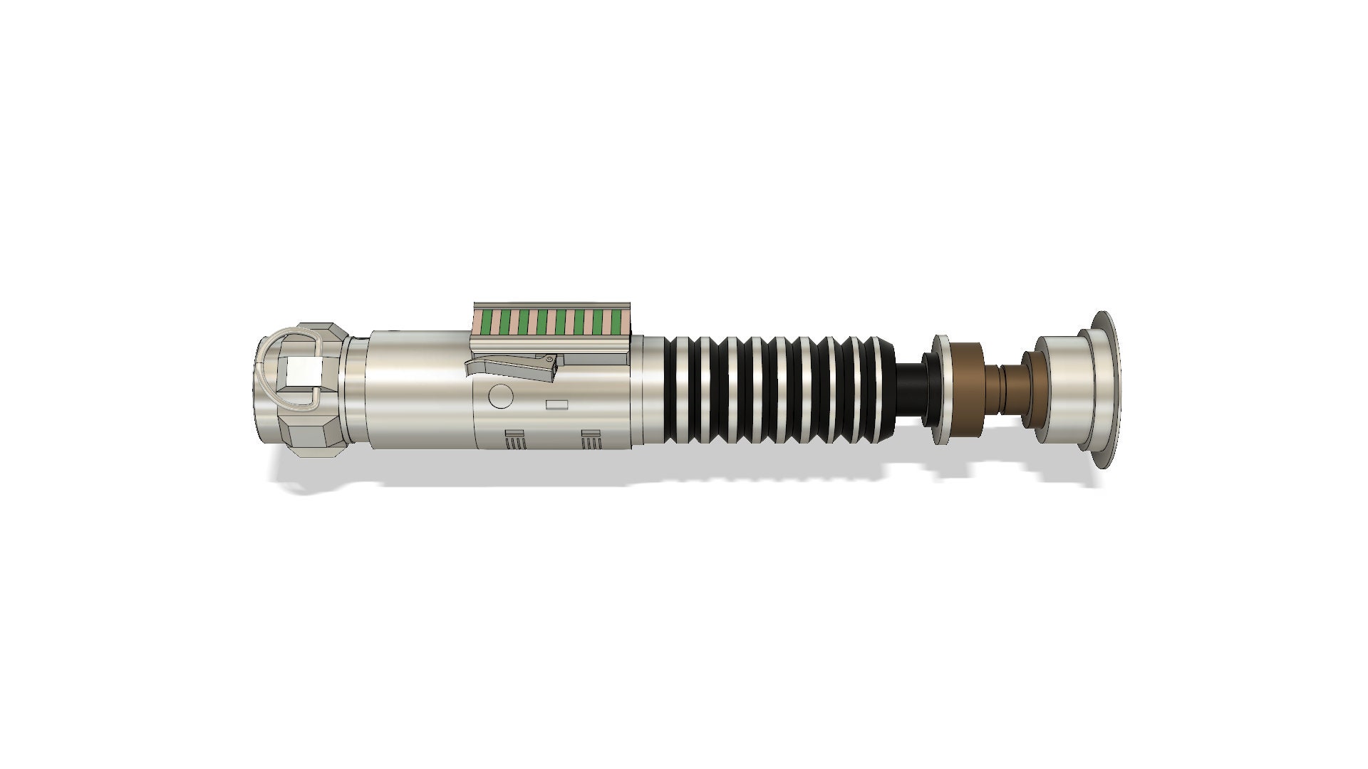 Luke Skywalker V3 Shared Stunt Lightsaber Hilt 3D Printable Files ...