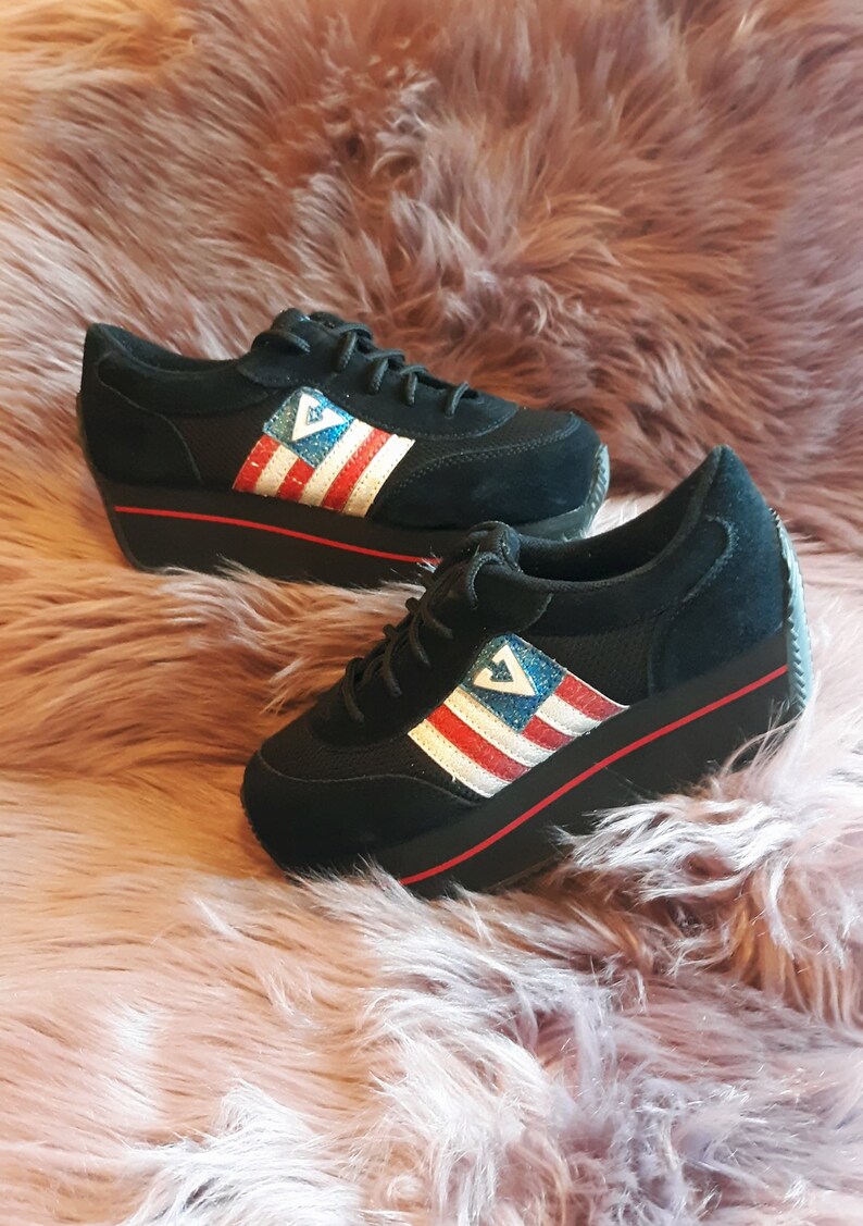 Retro Volatile Platform Sneakers Size 7.5 US - Etsy