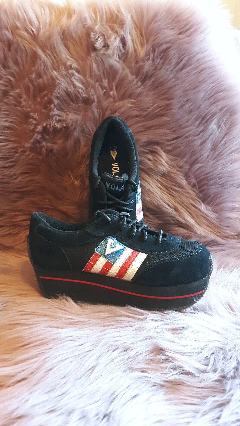 Retro Volatile Platform Sneakers Size 7.5 US - Etsy
