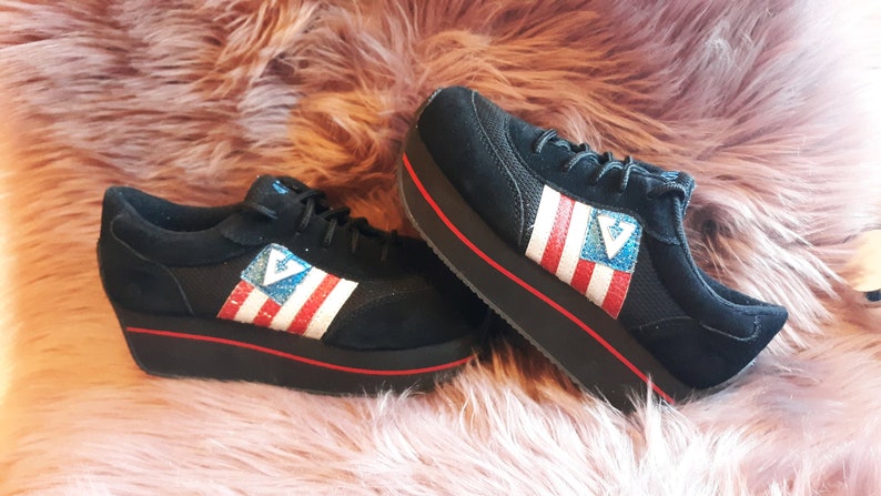 Retro Volatile Platform Sneakers Size 7.5 US - Etsy