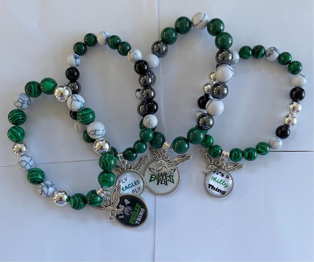 Philadelphia Eagles Fan Bracelets - Etsy