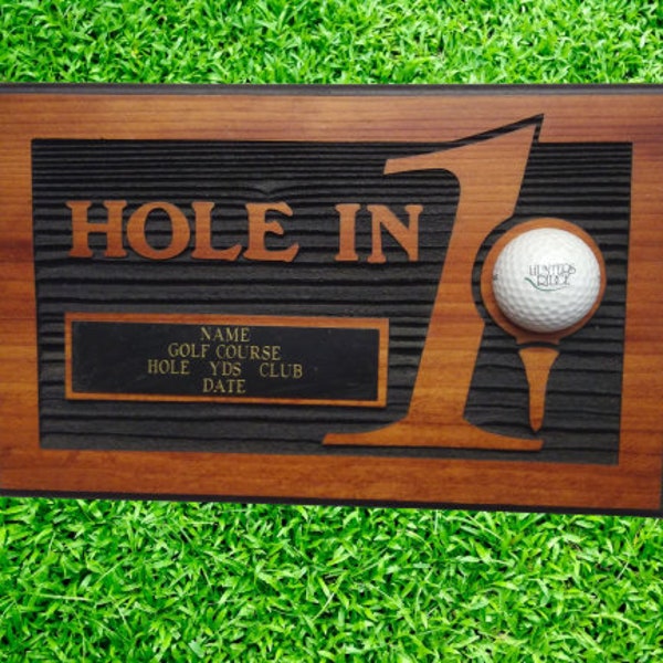 Hole in One Plaque - Etsy