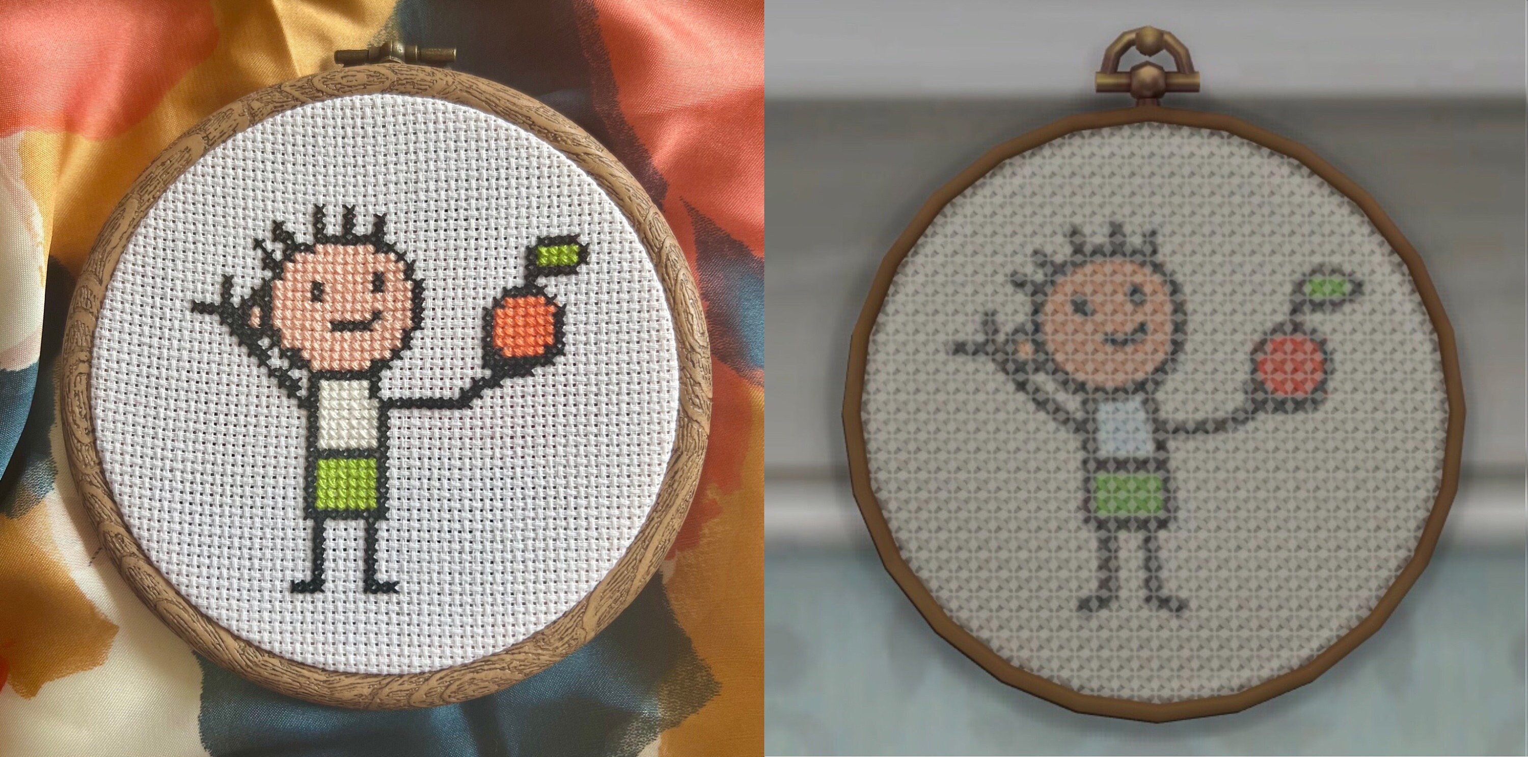 The Sims 4 Cottage Living Cross Stitch Stick Figures Pattern Digital ...