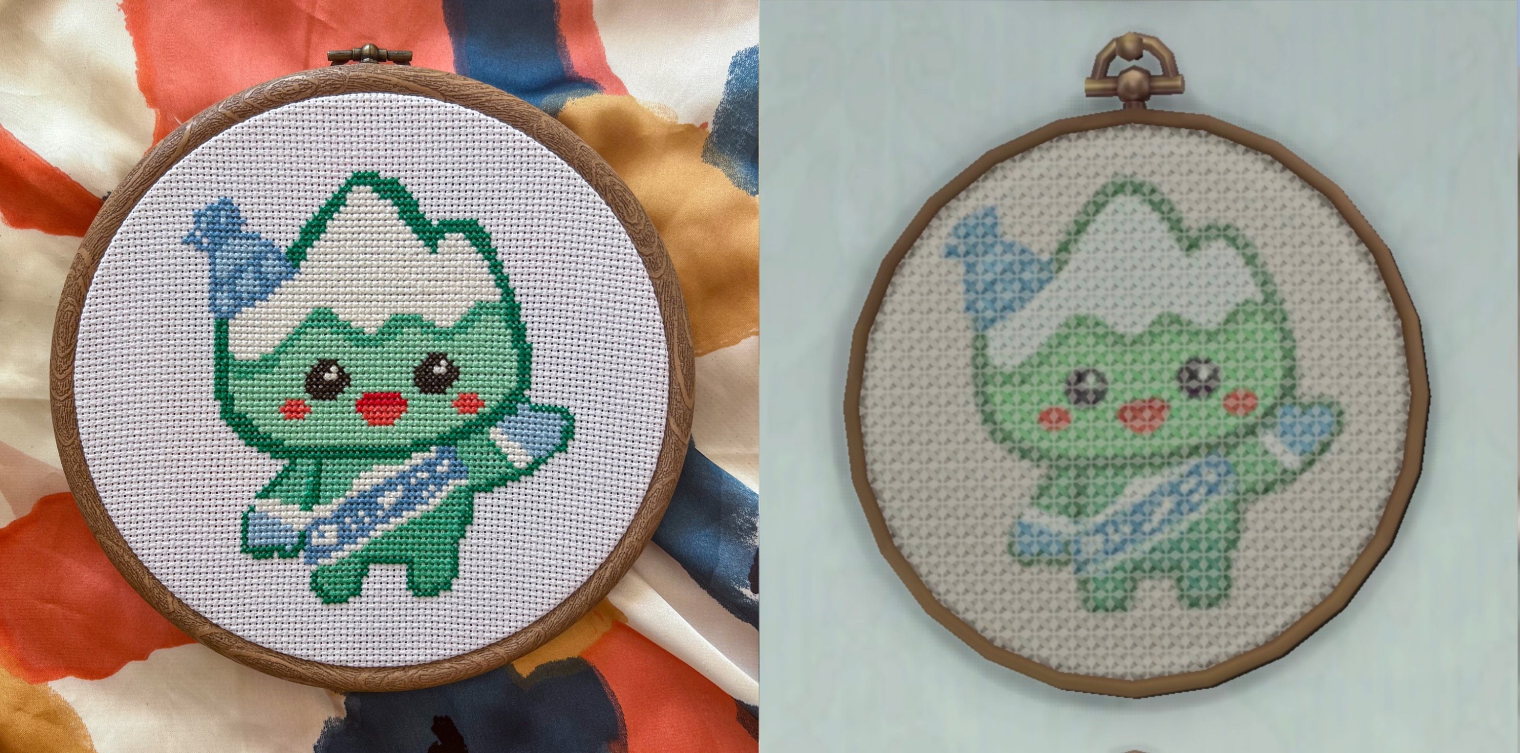 3 IN 1 the Sims 4 Cottage Living Mascot Cross Stitch Patterns Digital ...