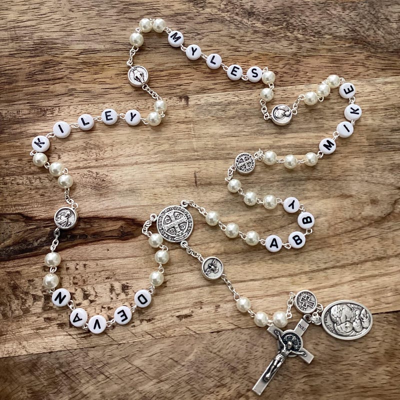 Personalized Rosary - Etsy
