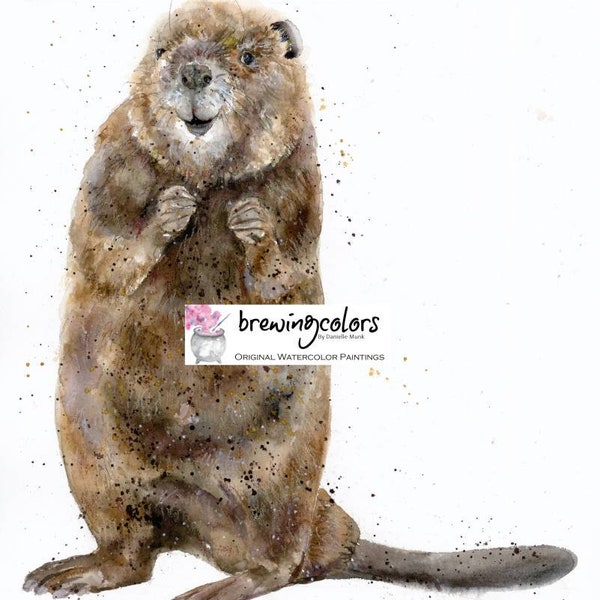 Beaver Art - Etsy