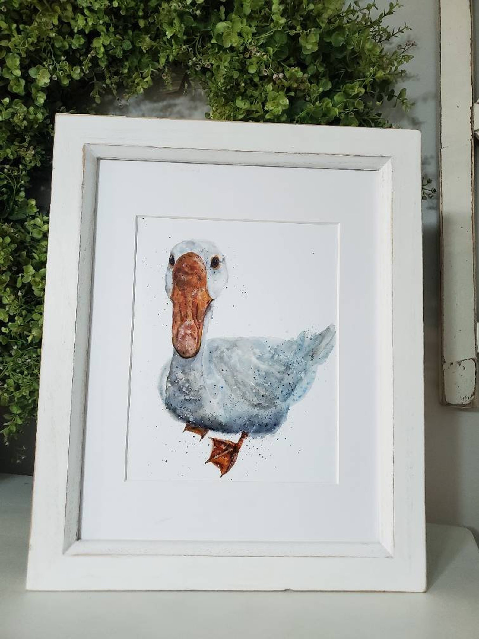 GOOSE ART PRINT Watercolor Goose Goose Painting Goose | Etsy