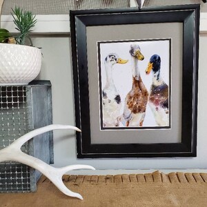 DUCK ART PRINT - Runner Duck Wall Art, Duck Decor, Duck Nursery ...