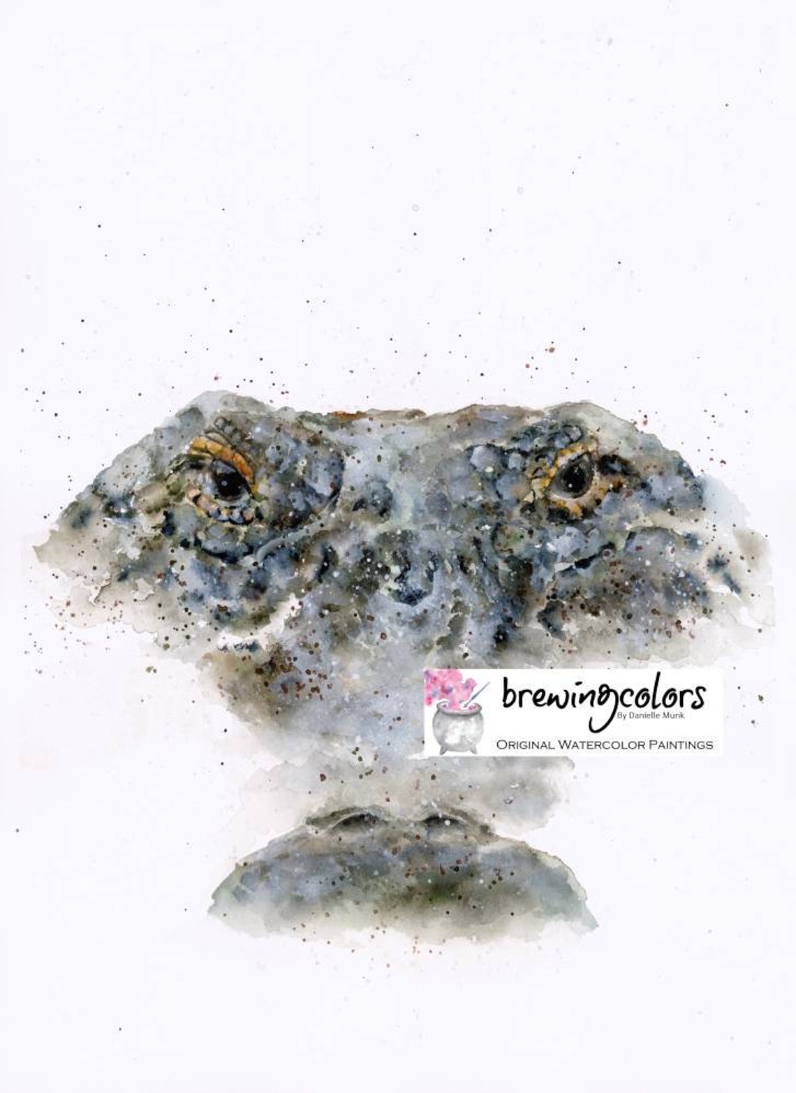 ALLIGATOR ART PRINT alligator watercolor painting crocodile | Etsy