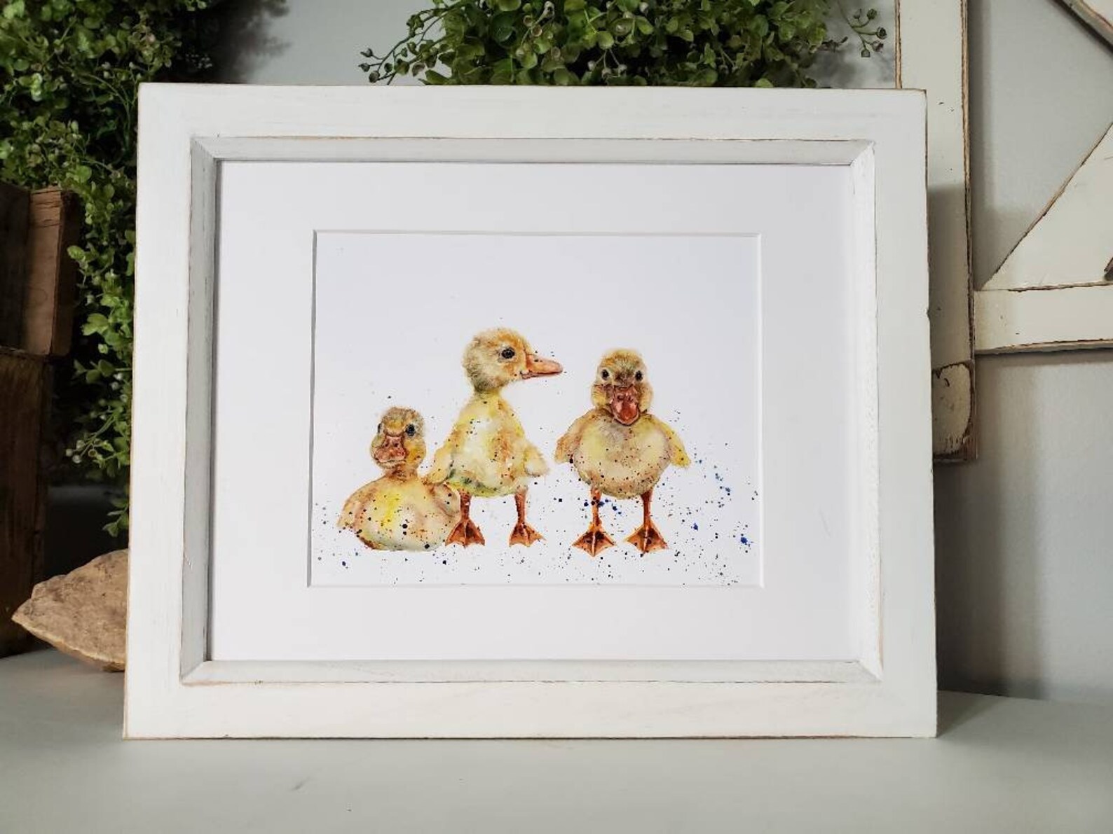 DUCK ART PRINT Watercolor Duck Duck Painting Duck Nursery - Etsy
