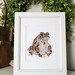 TOAD ART PRINT Toad Painting Watercolor Toad Wall Art - Etsy
