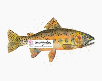 Cutthroat Trout - Etsy