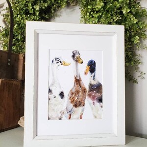 DUCK ART PRINT - Runner Duck Wall Art, Duck Decor, Duck Nursery ...