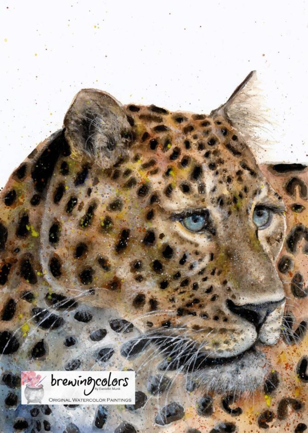 JAGUAR ART PRINT - Watercolor Jaguar Wall Art, Jaguar Decor, Safari ...