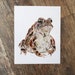 TOAD ART PRINT Toad Painting Watercolor Toad Wall Art - Etsy