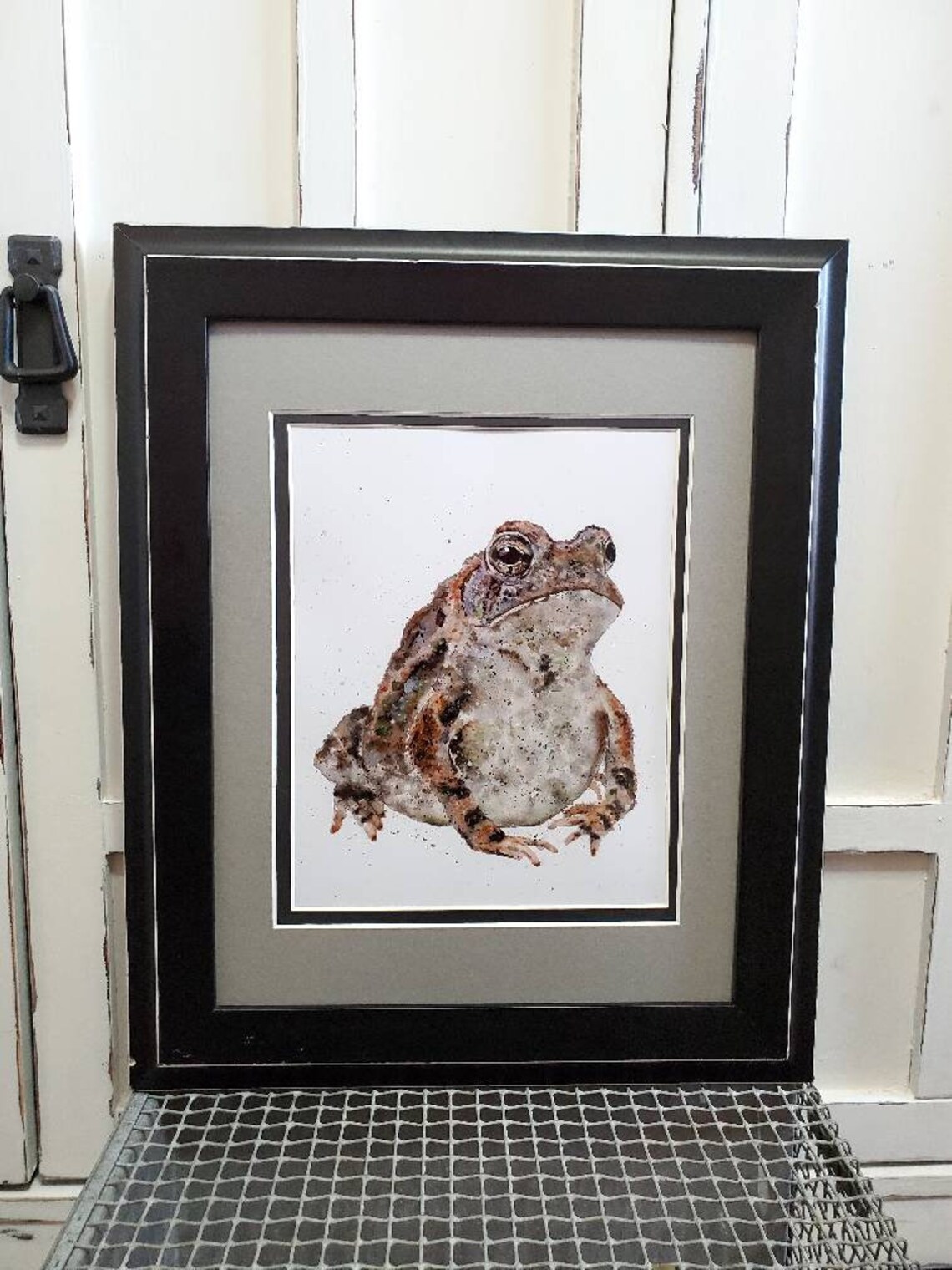 TOAD ART PRINT Toad Painting Watercolor Toad Wall Art - Etsy