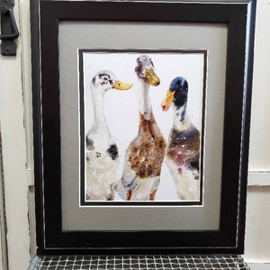 DUCK ART PRINT - Runner Duck Wall Art, Duck Decor, Duck Nursery ...