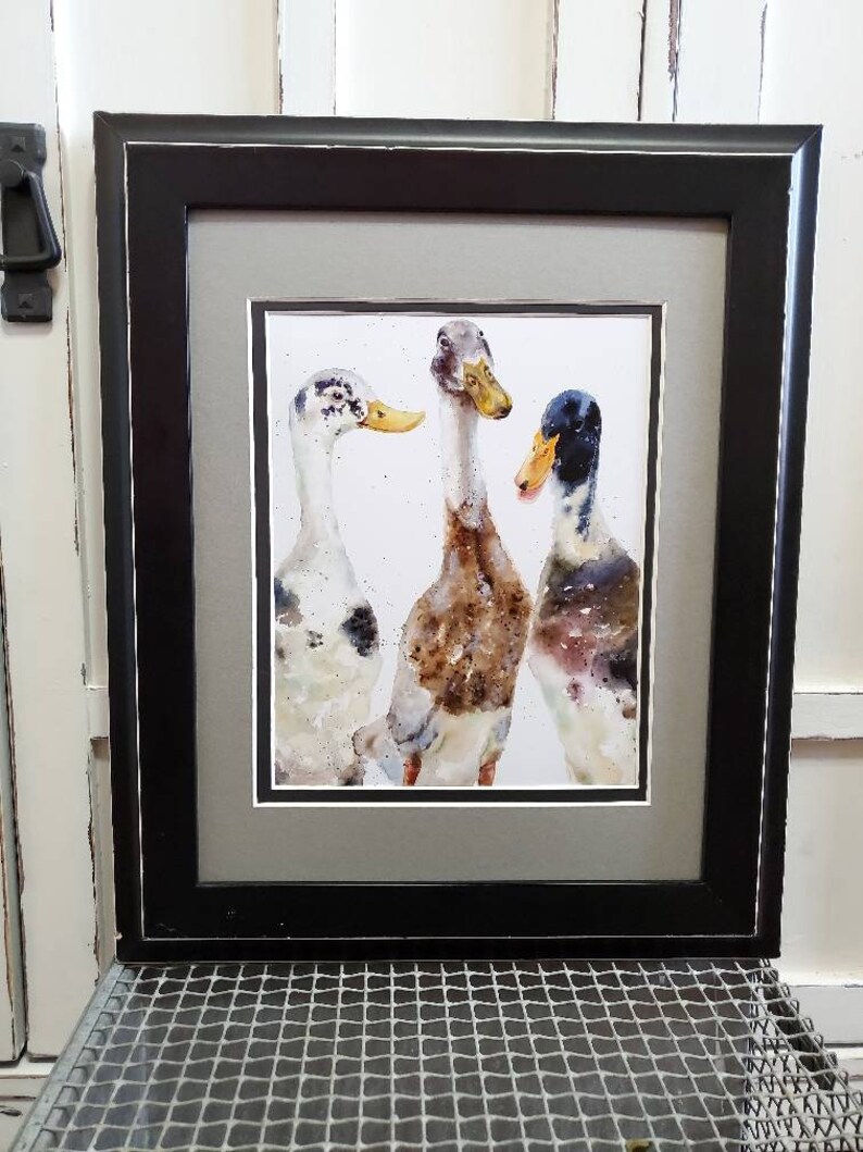 DUCK ART PRINT Runner Duck Wall Art Duck Decor Duck - Etsy