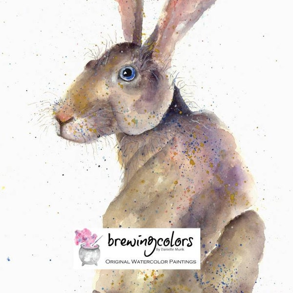 Rabbit Nursery Art - Etsy