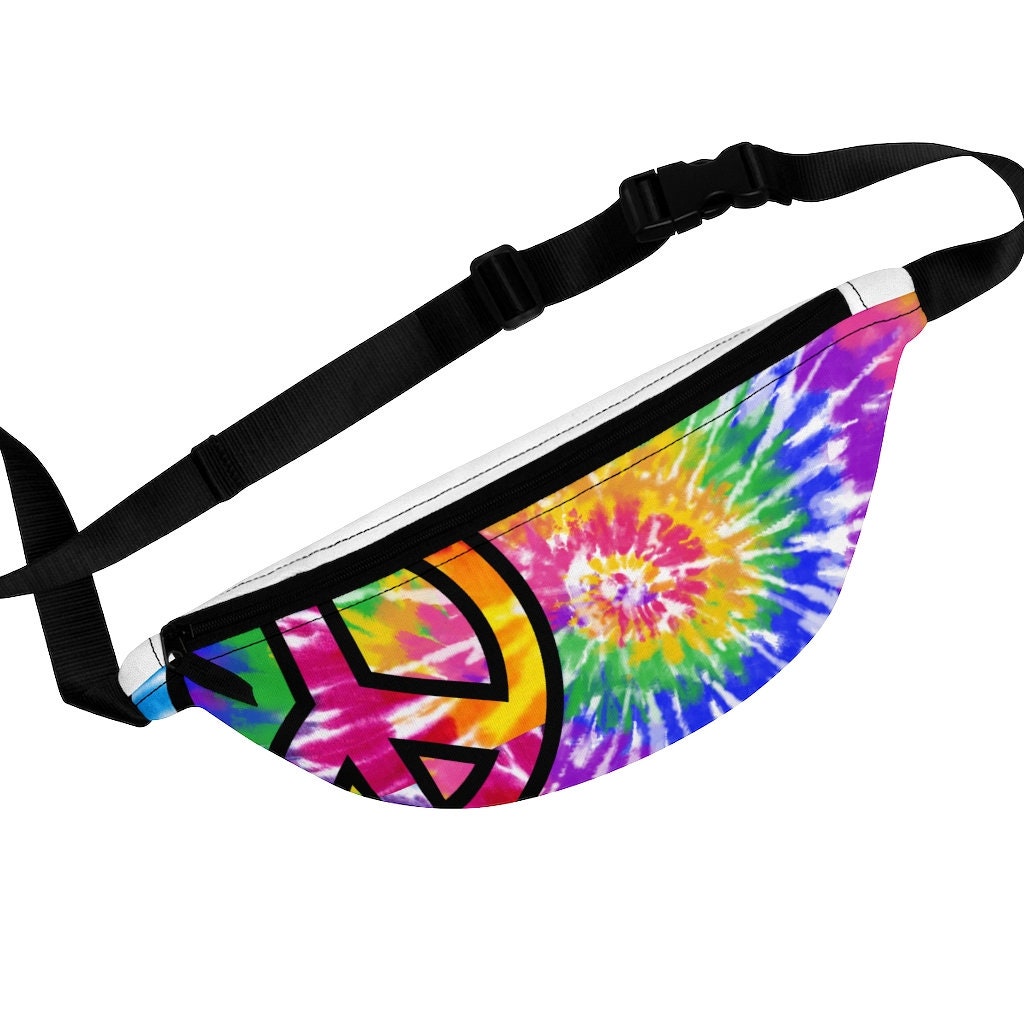 Tie Dye Peace Hippy BOHO Fanny Pack Camping Hiking Photo | Etsy