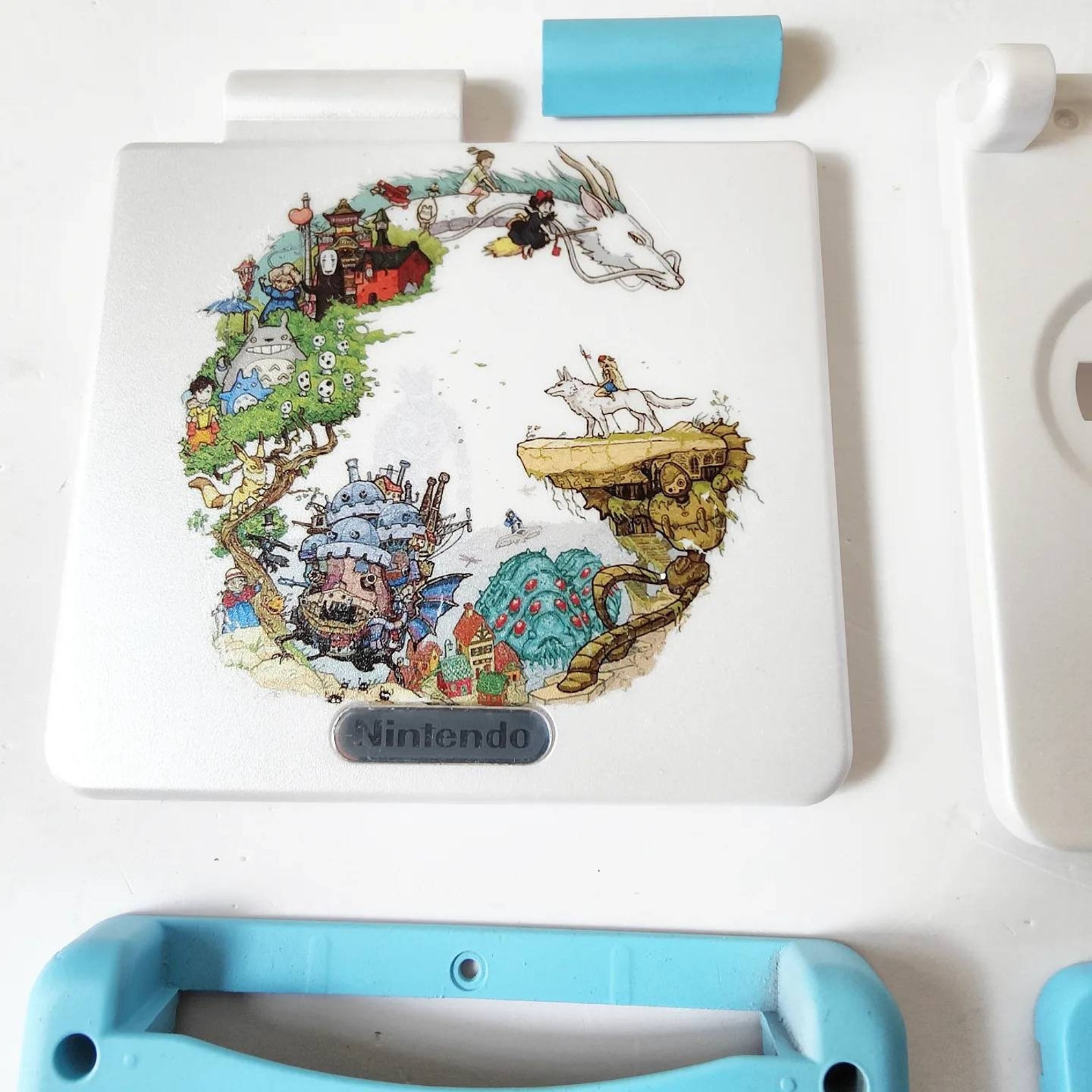 DIY Gameboy Advance Sp Shell Custom Studio Ghibli Blue - Etsy