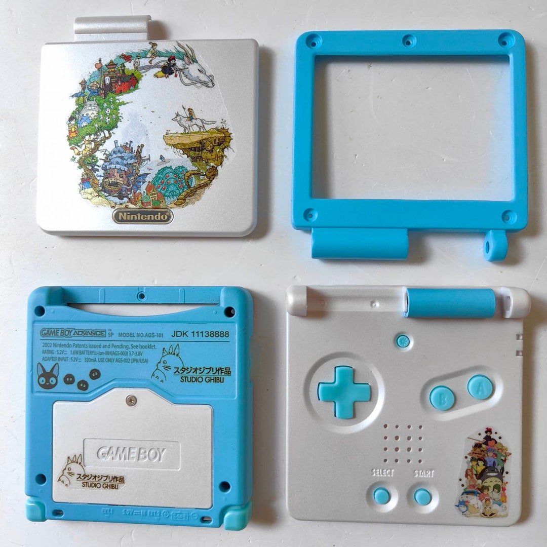 DIY Gameboy Advance Sp Shell Custom Studio Ghibli Blue - Etsy