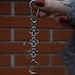 Daisy Chain Carabiner Keyring Chainmail | Stainless Steel | Hand Made ...