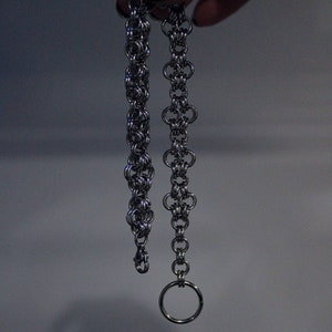 Daisy Chain Metal Bracelet Chainmail Stainless Steel | Chunky Bracelet ...