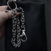 Daisy Chain Carabiner Keyring Chainmail | Stainless Steel | Hand Made ...