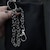 Daisy Chain Carabiner Keyring Chainmail | Stainless Steel | Hand Made ...